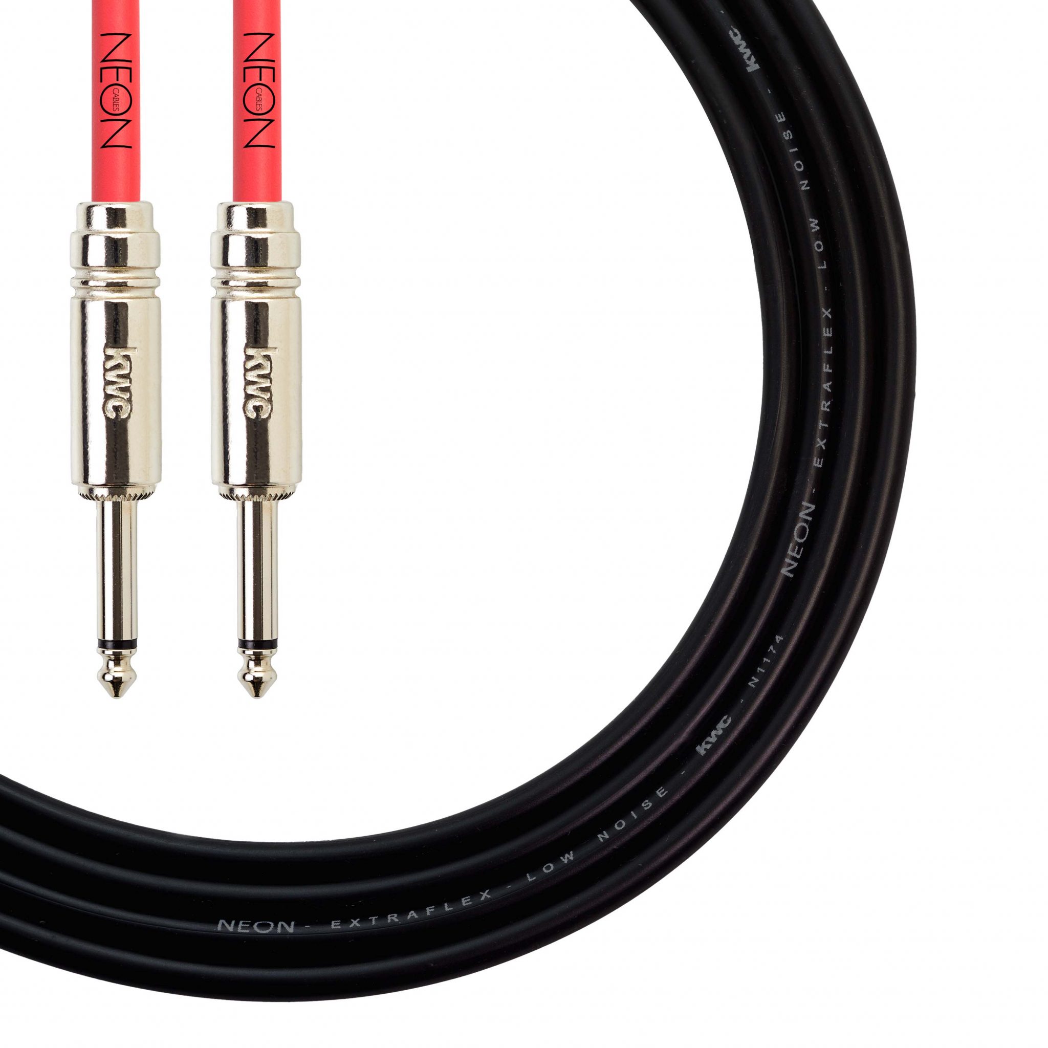 NEON CABLE DE INSTRUMENTO RECTO - KwCables - Instrument Cables