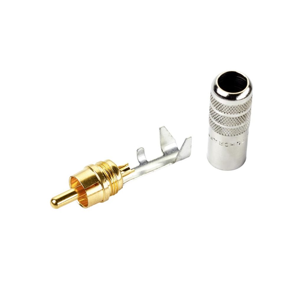 PLUG RCA GOLD SWITCHCRAFT - KwCables - Instrument Cables